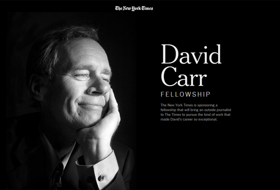 David Carr Fellowship | MC_ONLINE