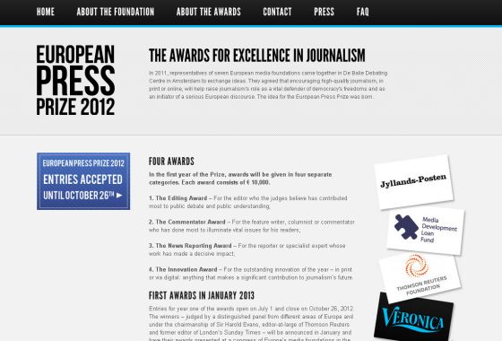 European Press Prize | MC_ONLINE