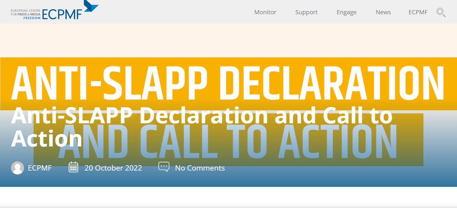 CASE predstavio Anti-SLAPP deklaraciju | MC_ONLINE