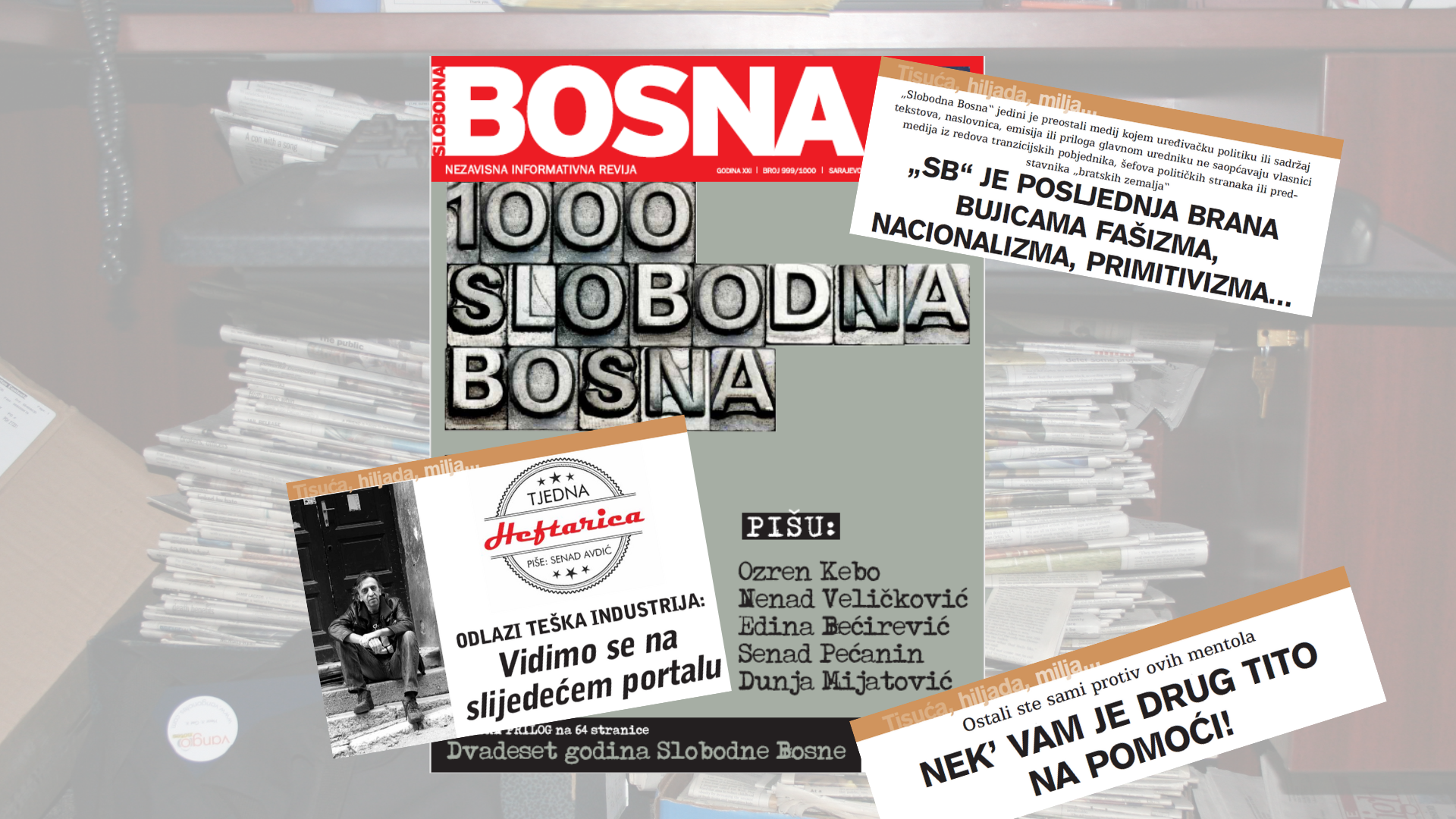 Jedne novine, dva formata: Slobodna Bosna između papira i portala | MC ...