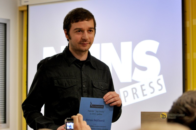 Stevan Dojčinović dobitnik nagrade "Jug Grizelj" | MC_ONLINE