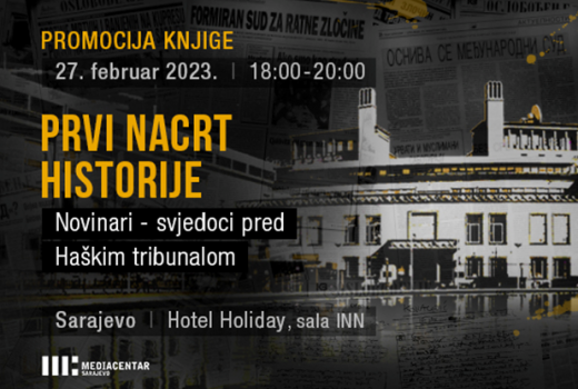 Promocija Knjige „prvi Nacrt Historije Novinari Svjedoci Pred Haškim Tribunalom Mconline